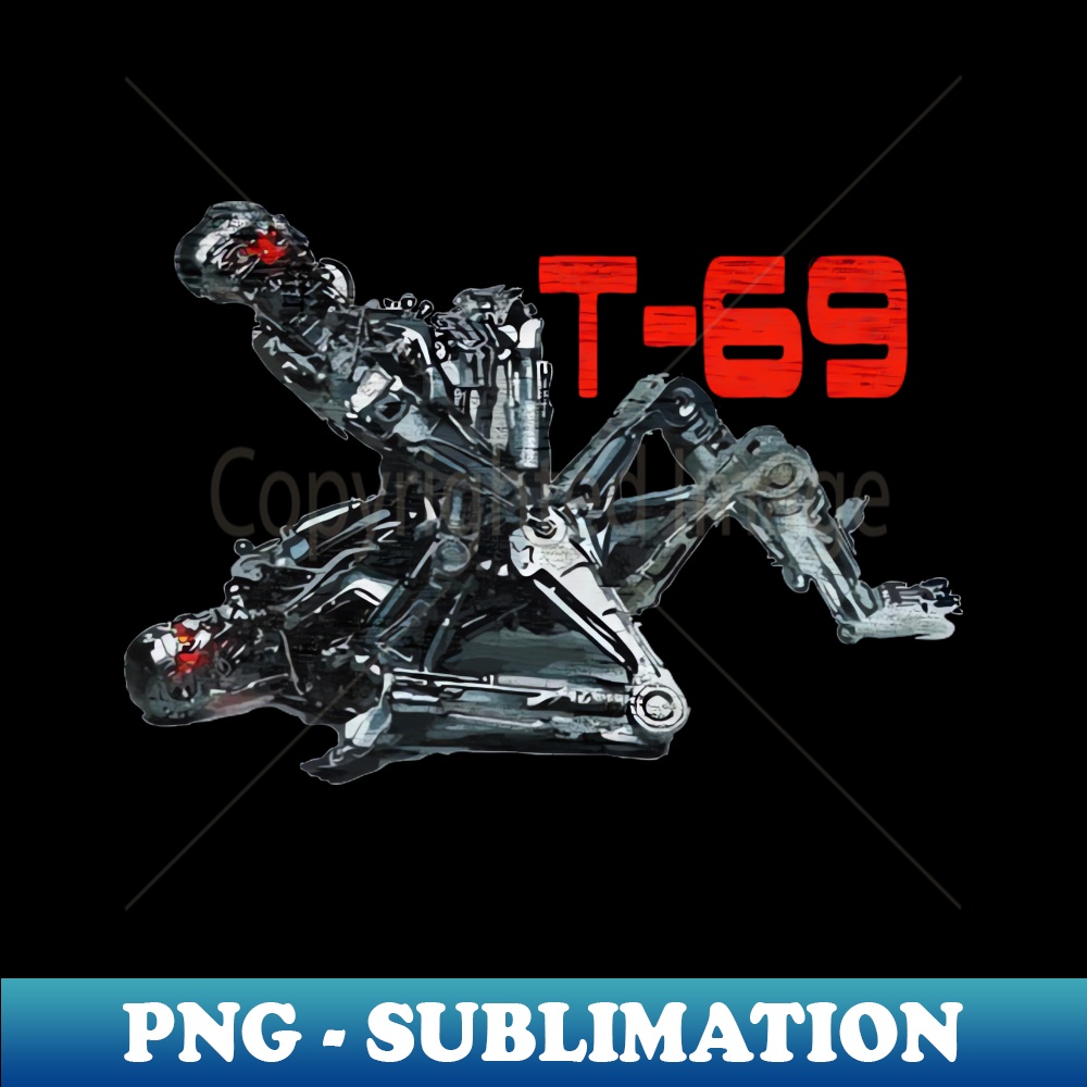 Skynet Terminator T - High-Resolution PNG Sublimation File | Inspire Uplift