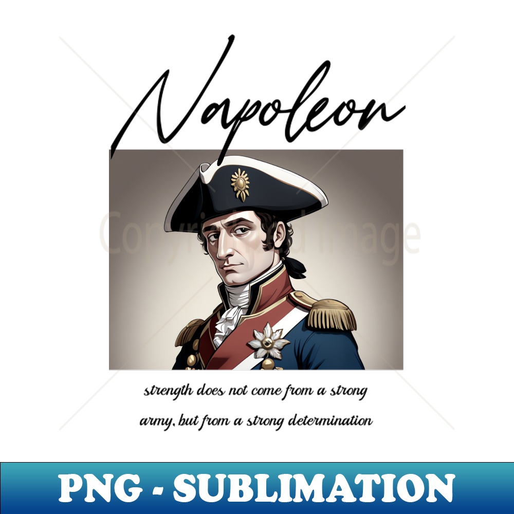 Napoleon - Signature Sublimation PNG File | Inspire Uplift