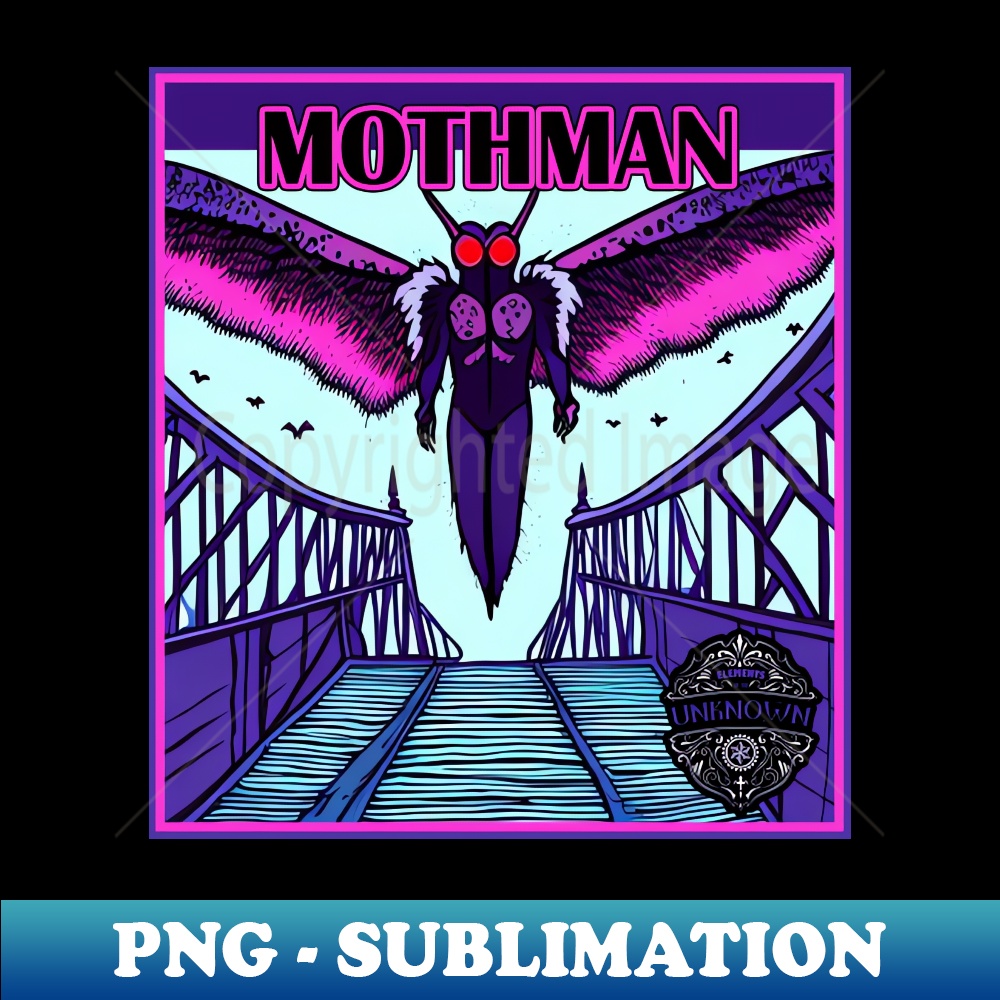 Mothman - PNG Transparent Sublimation Design | Inspire Uplift