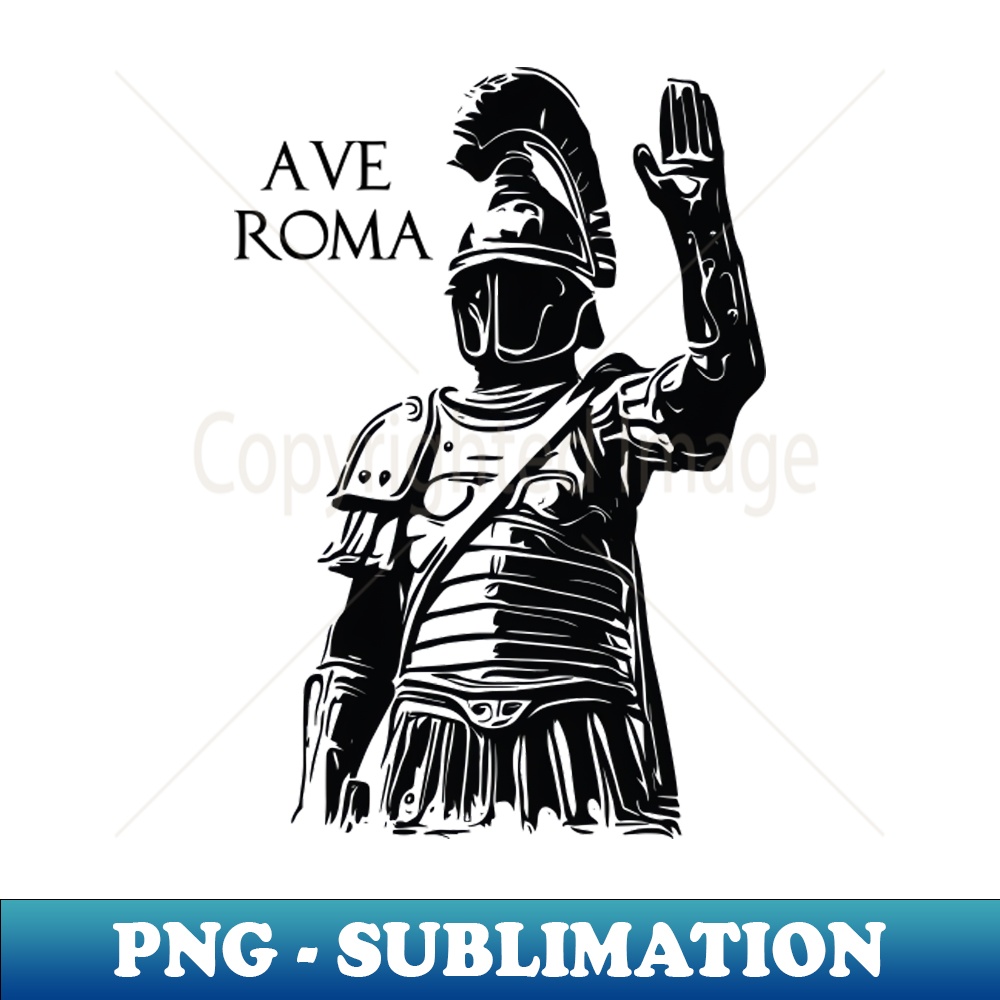 Roman Gladiator Saluting Ave Roma - PNG Transparent Sublimat - Inspire ...