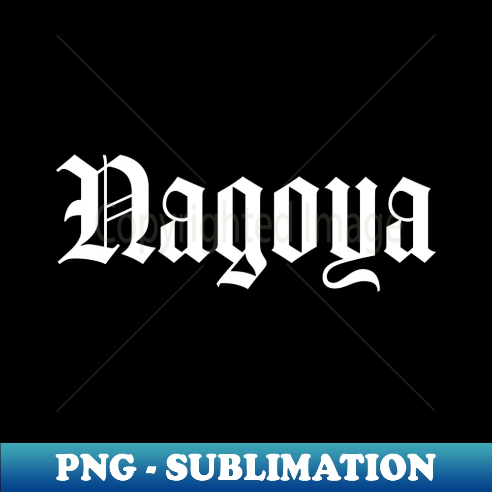 Nagoya Japan Cool Vintage Gothic Font - Aesthetic Sublimatio - Inspire Uplift