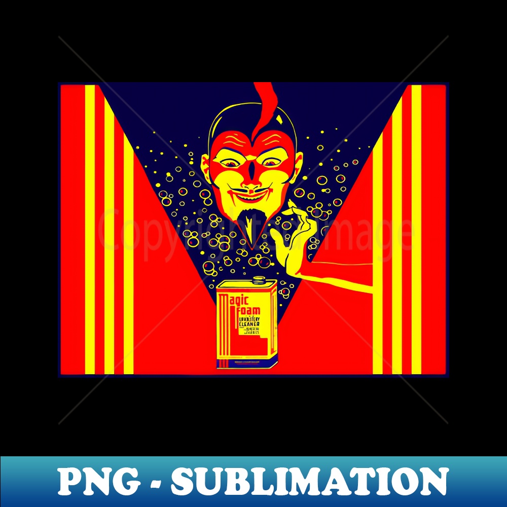 Hot Rod Magic Foam Genie - Sublimation-Ready PNG File | Inspire Uplift