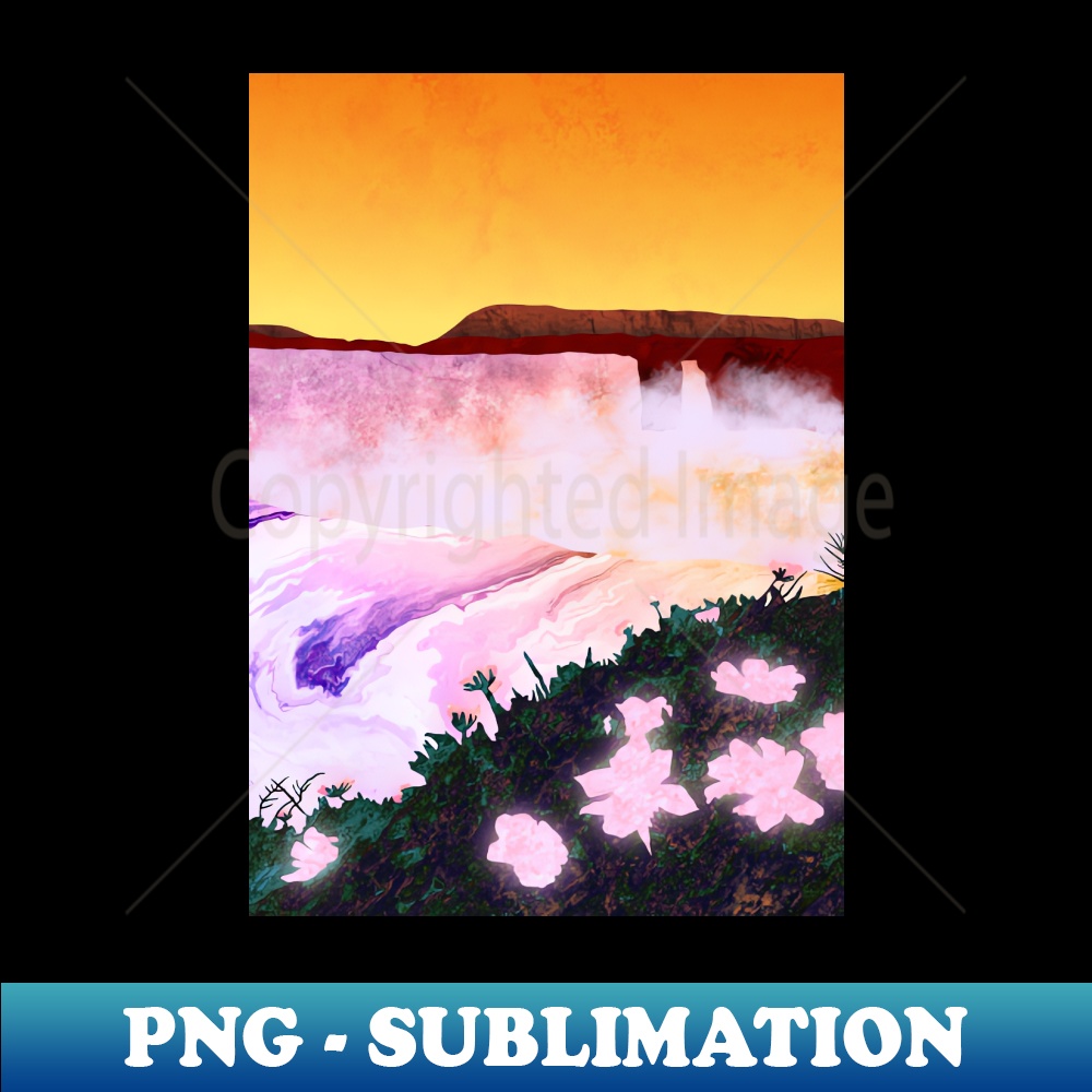One waterfall - Signature Sublimation PNG File - Inspire Uplift