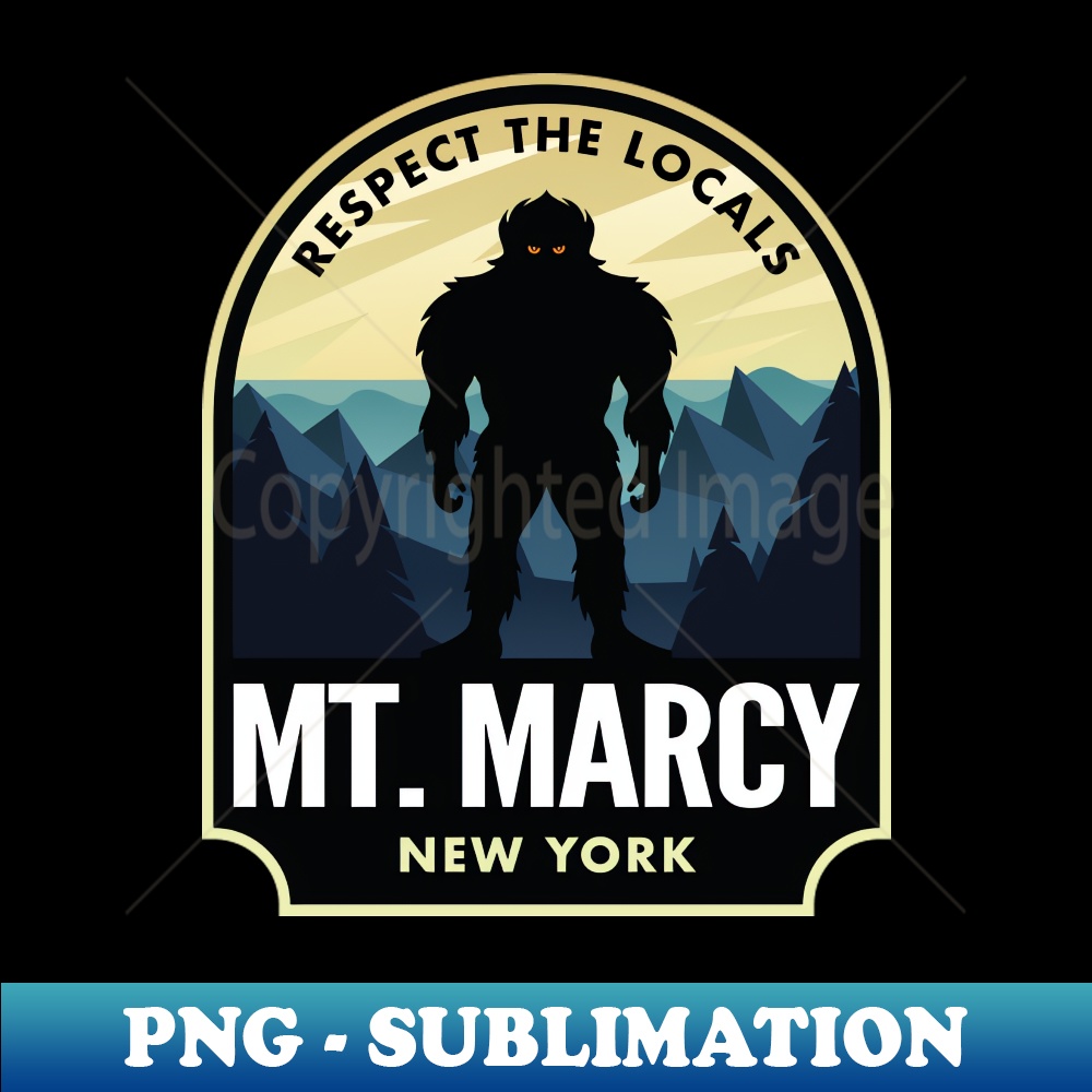 Mt Marcy New York Bigfoot Sasquatch - Exclusive Sublimation | Inspire ...