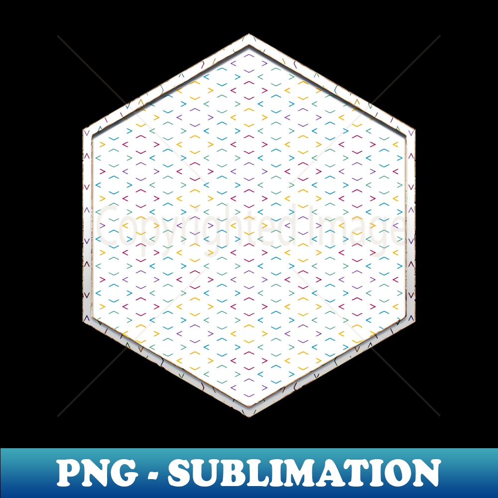 Geometric Inverse Chevron Diamond Pattern in Crayon Rainbow | Inspire ...