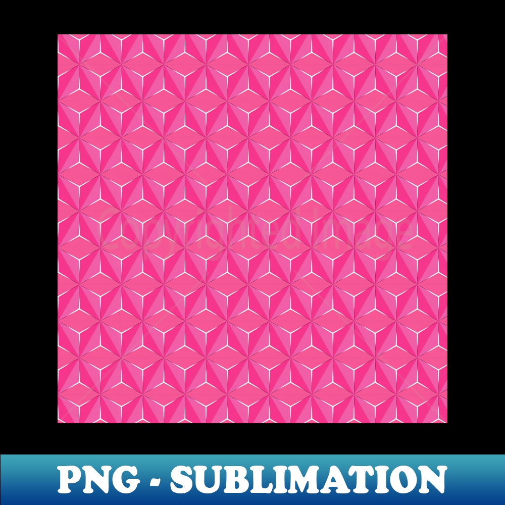 Geometric PINK and black shapes Patter - Premium Sublimation | Inspire ...