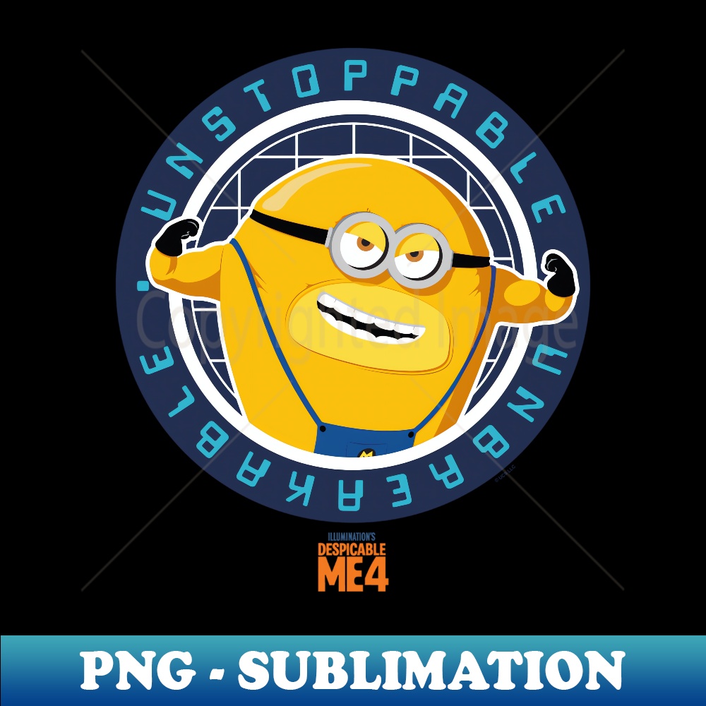 Despicable Me 4 Mega Minion Unstoppable Unbreakable Big Logo | Inspire ...