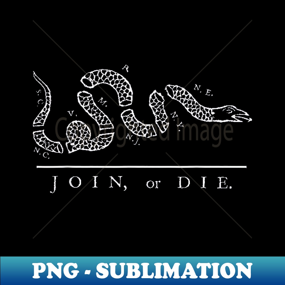 Benjamin Franklin Join or Die 1754 American Snake - Artistic | Inspire ...