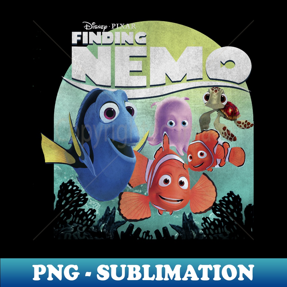 Disney Pixar Finding Nemo Group Shot - Stylish Sublimation D | Inspire ...