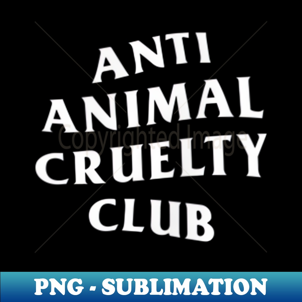 Anti Animal Cruelty Club White Logo (Front Back) - Premium S | Inspire ...