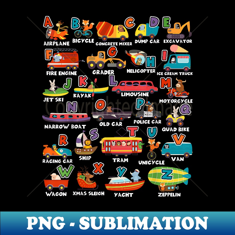 Animal Alphabet Learning Transportation Letter ABC Teacher - | Inspire ...