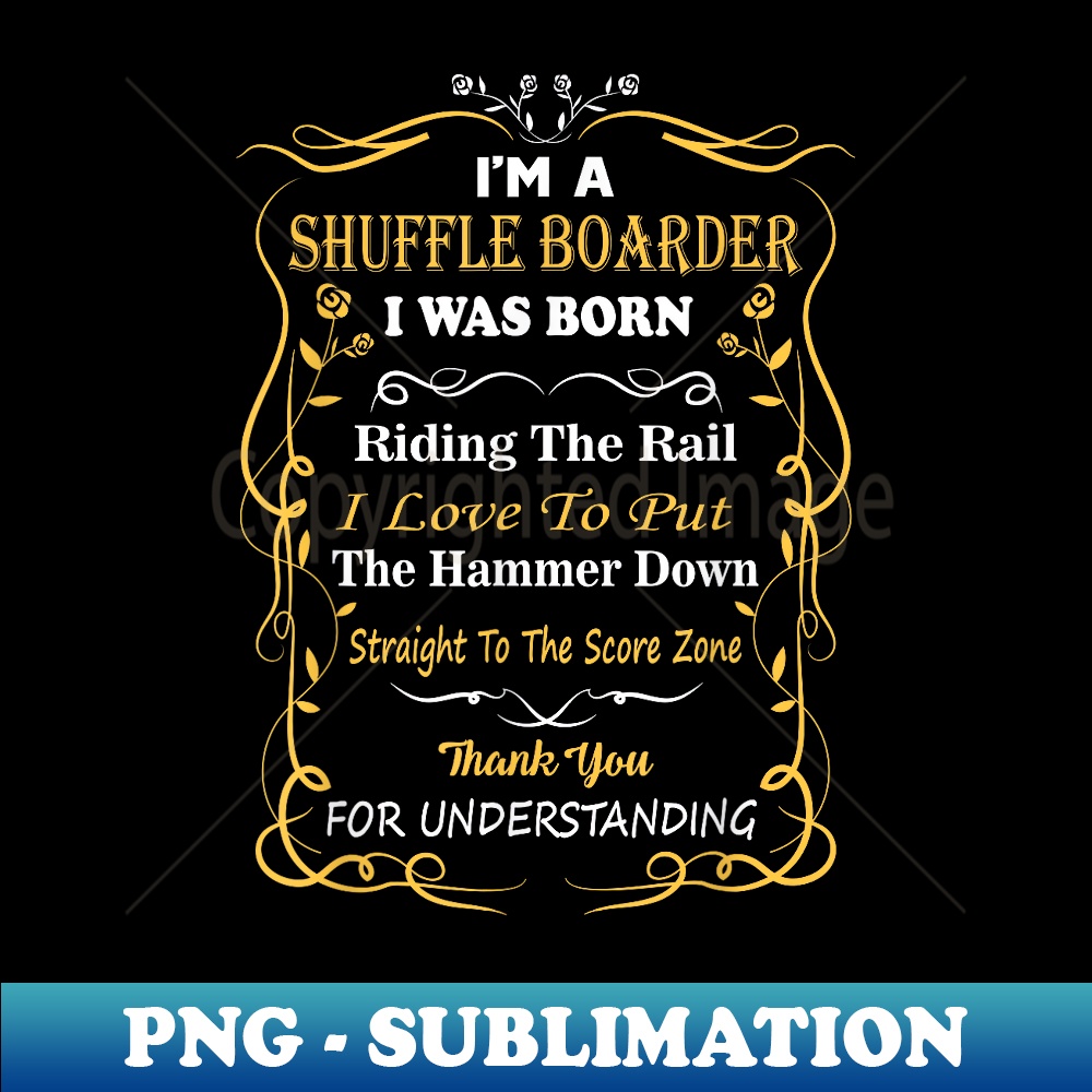 Cute I'm A Shuffle Boarder Floor Shuffleboard - Signature Su | Inspire ...