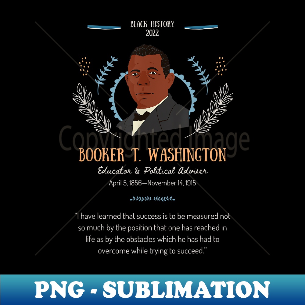 Black History Month Booker T Washington - PNG Transparent Su | Inspire ...
