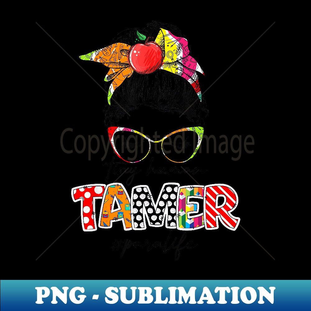 Tiny Human Tamer Para Life Messy Bun Hair School 1 - Unique | Inspire Uplift