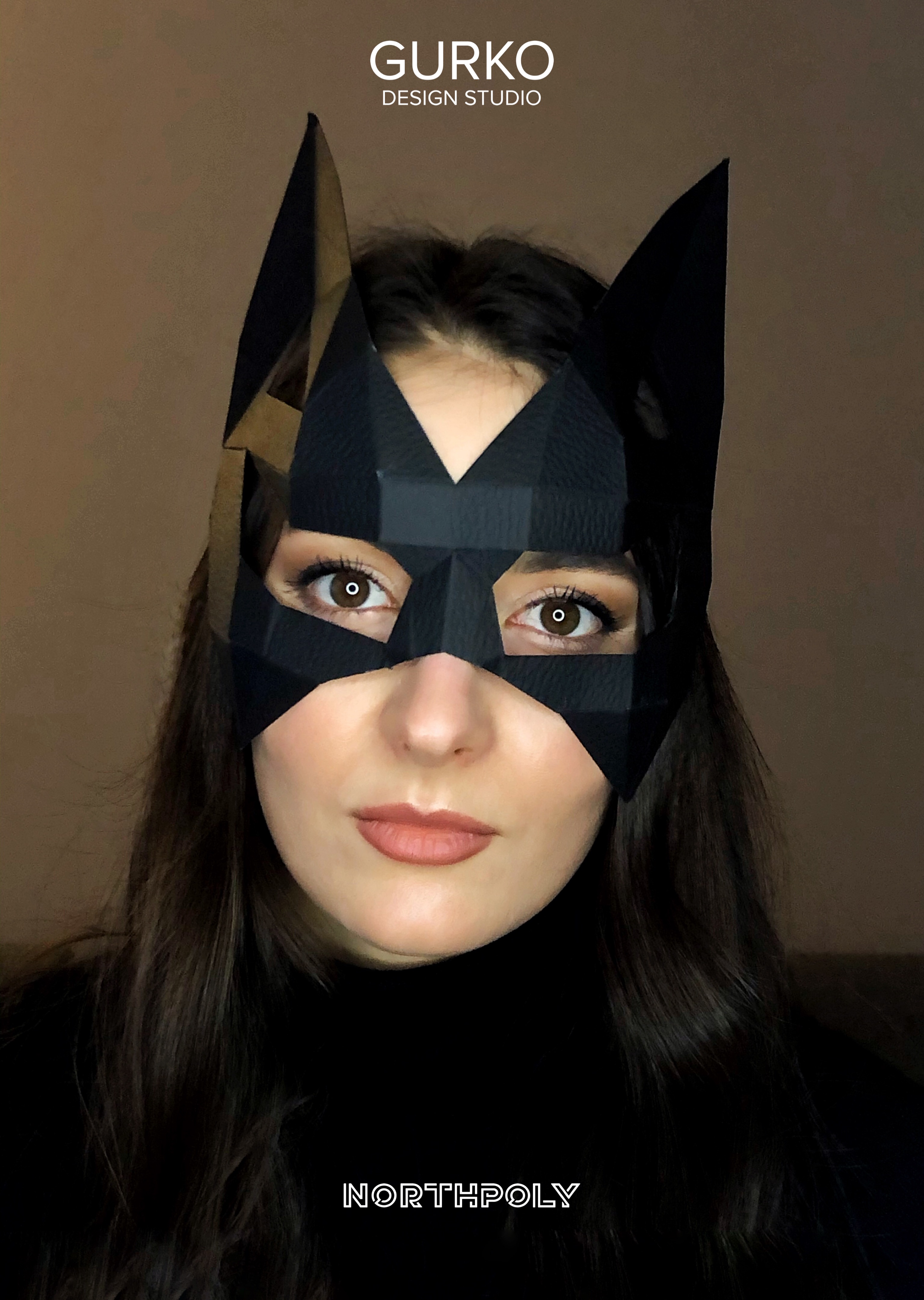 Cat Mask Papercraft, Pdf, Gurko, Pepakura, Template, 3D Orig | Inspire ...