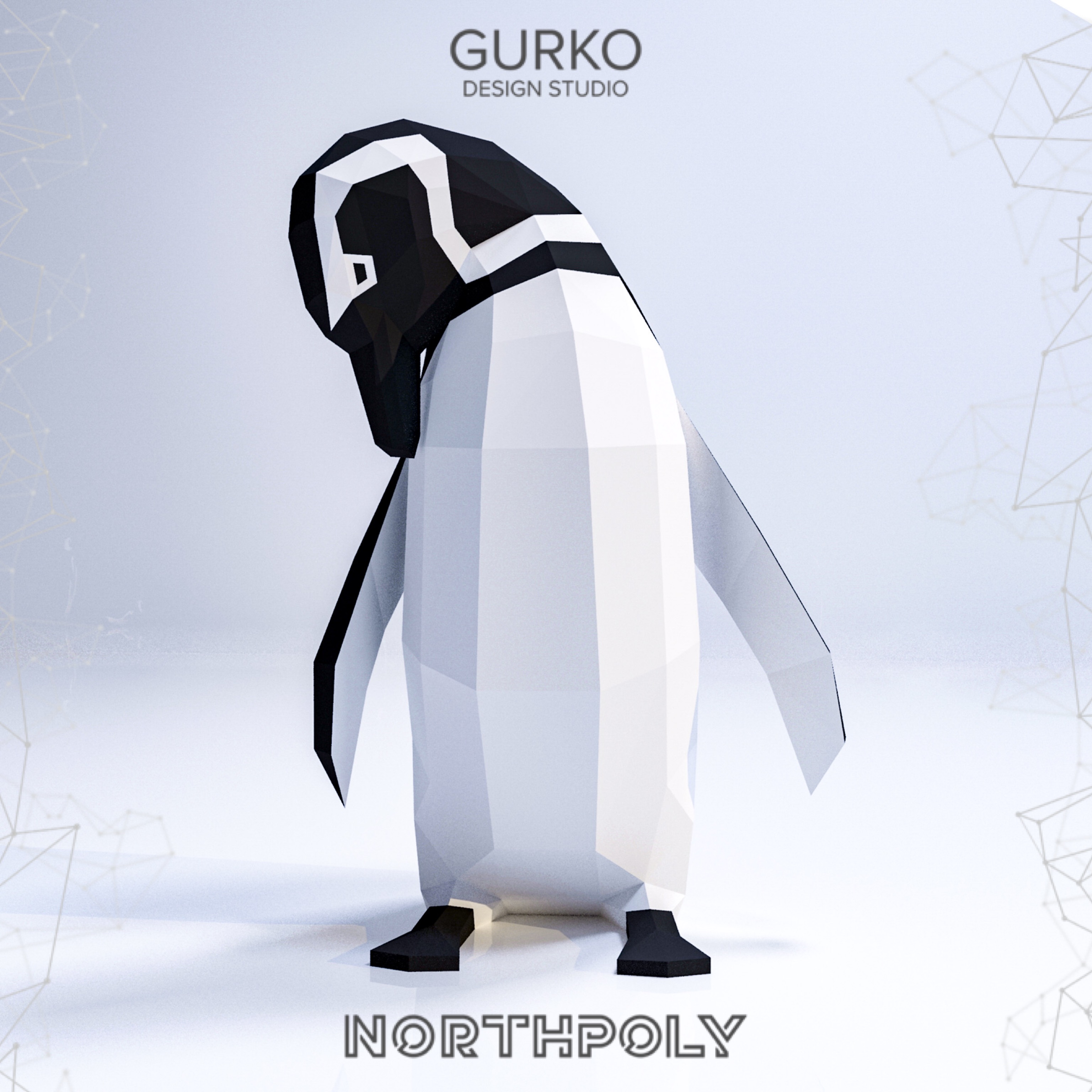 Itchy Magellanic Penguin Papercraft, Pdf, Gurko, Pepakura, T - Inspire ...