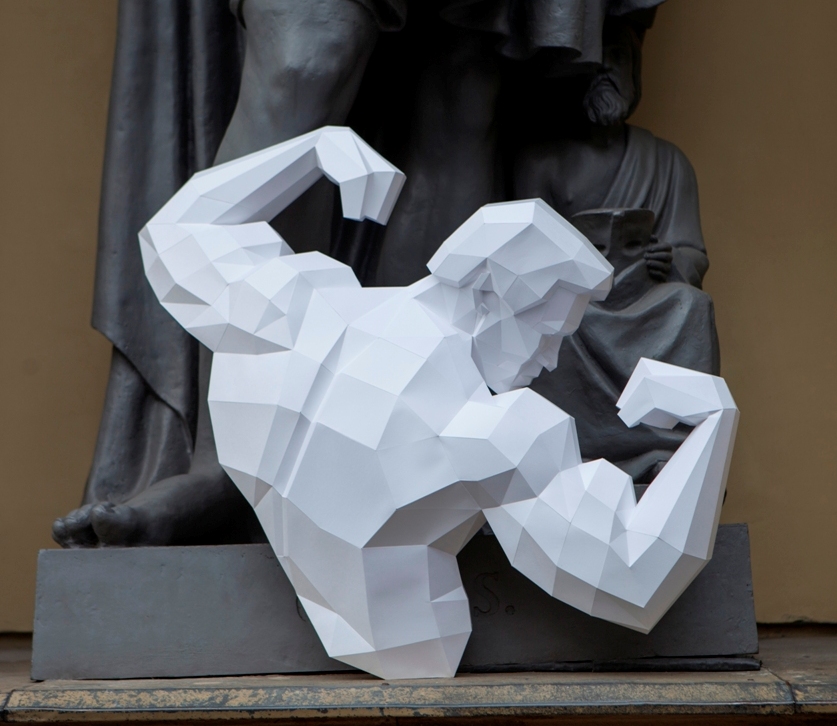 Papercraft Arnold: Double biceps from behind, Pdf, Gurko, Pe | Inspire ...