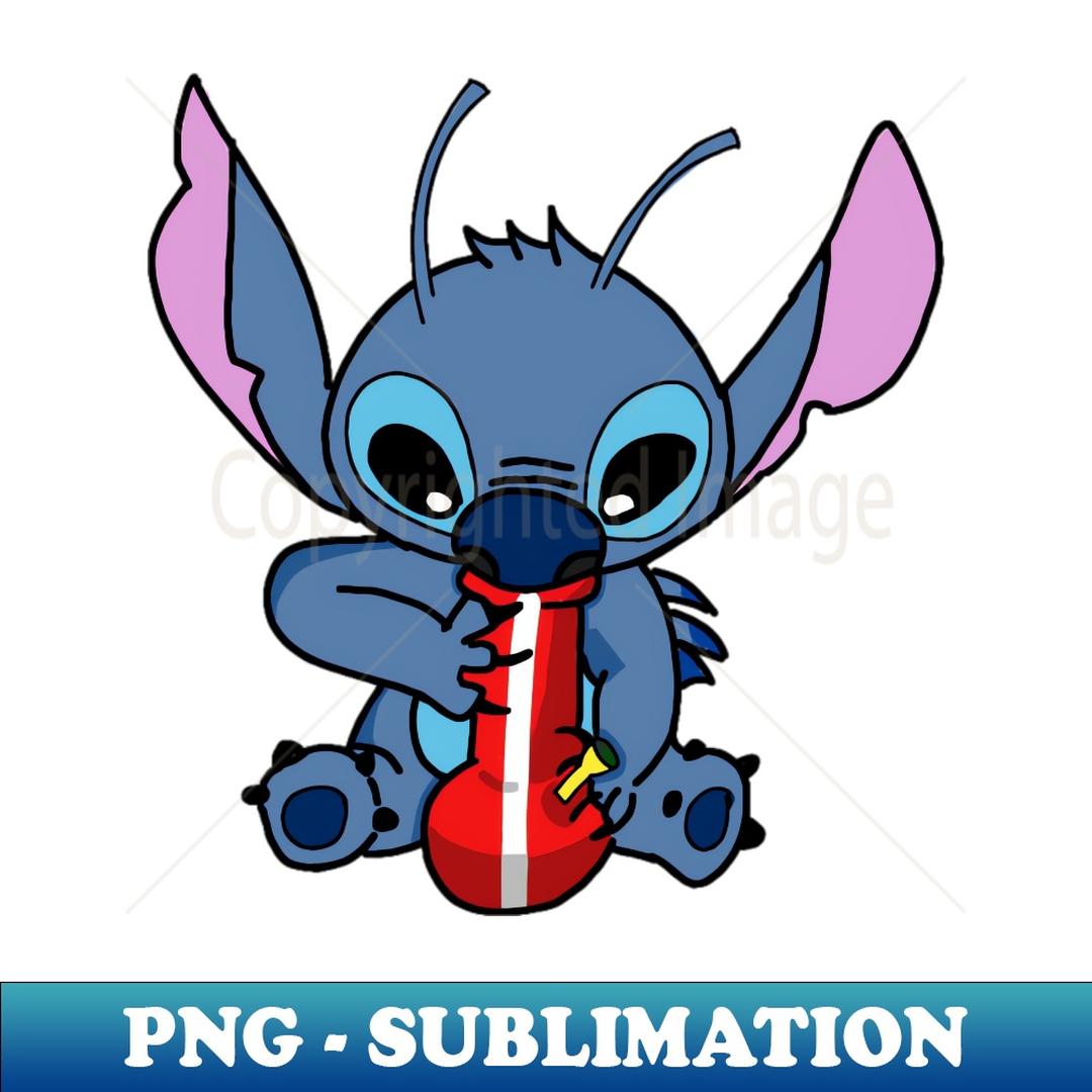 Stitch hitting a bong - Premium Sublimation Digital Download | Inspire ...