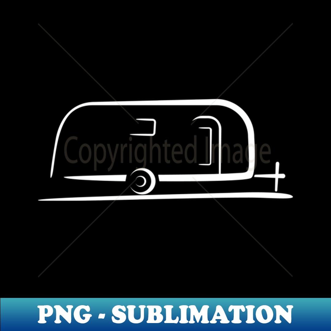 Rv Camper Trailer - PNG Transparent Sublimation Design | Inspire Uplift