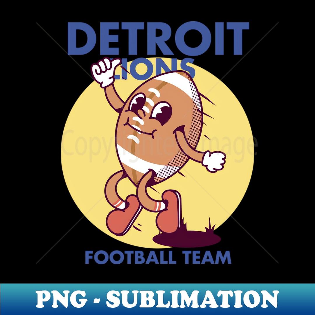 Detroit lions, Vintage Character Cartoon - Exclusive PNG Sub | Inspire ...