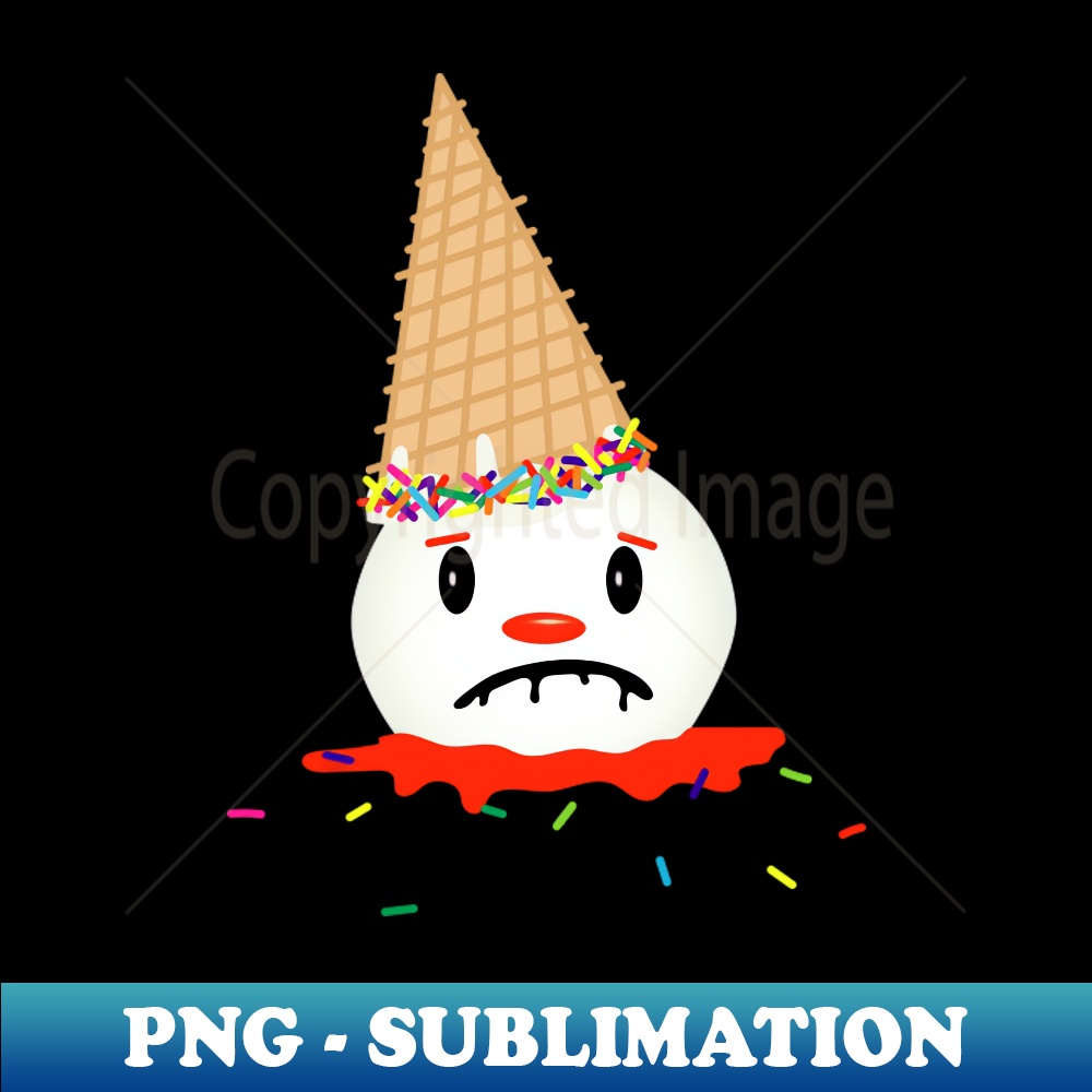 Sad Clown Cone - Sublimation-Ready PNG File | Inspire Uplift