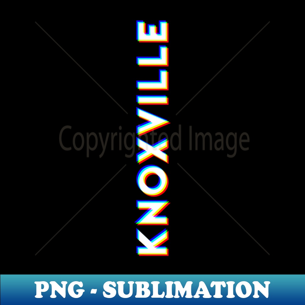 Knoxville Tennessee CMYK Glitch Type - Special Edition Subli | Inspire ...