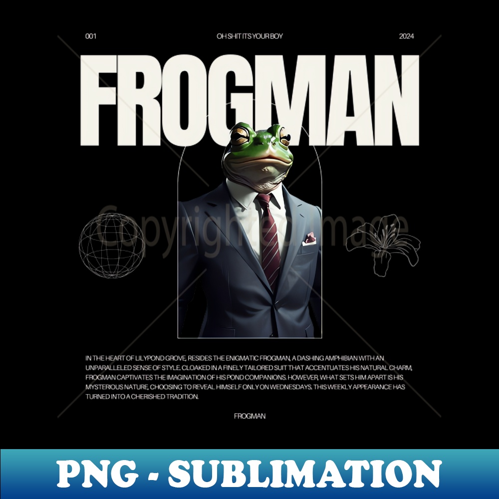 Frogman the Godfather Funny Meme Quote Meme - PNG Sublimatio | Inspire ...