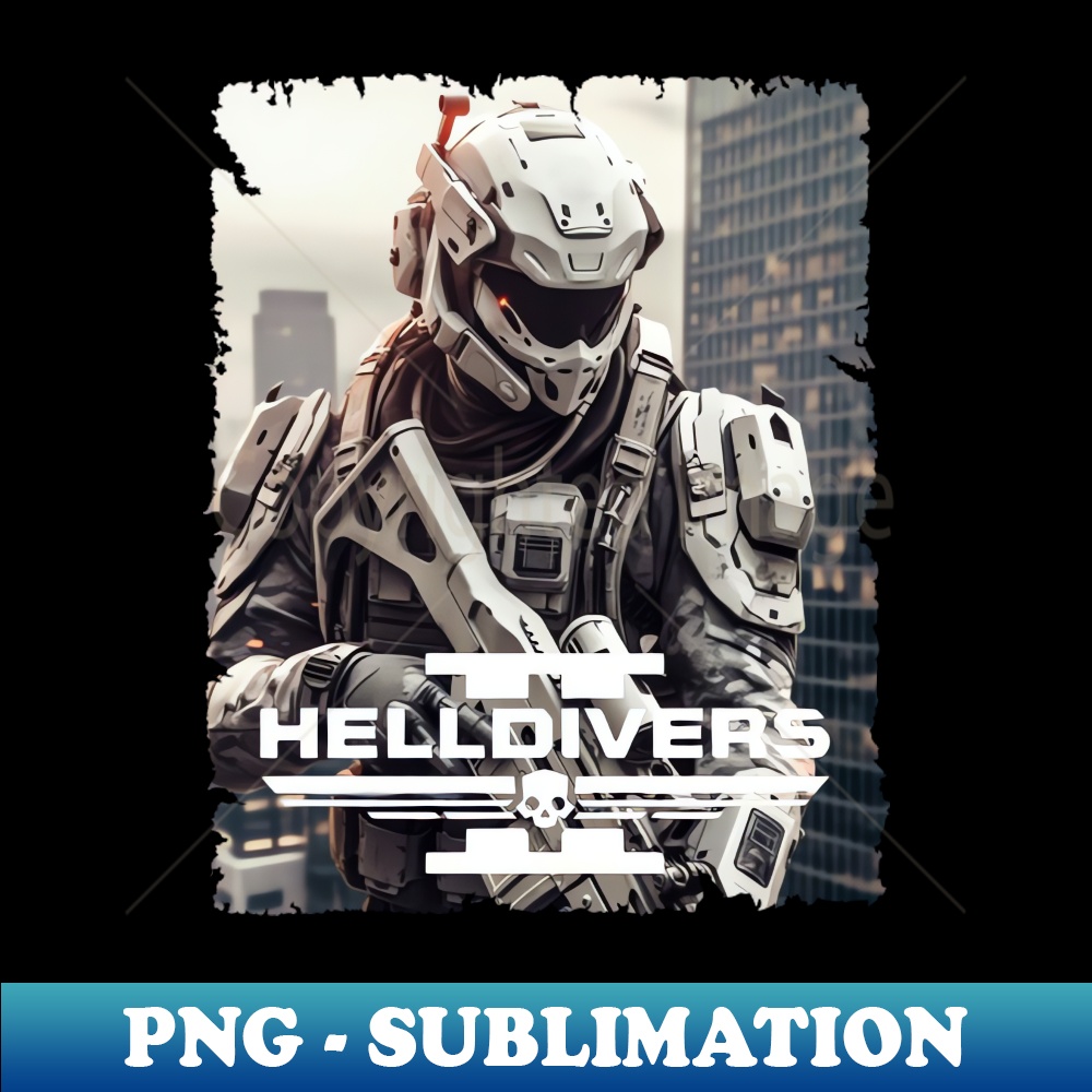 HELLDIVERS 2 MERCH VTG - PNG Transparent Sublimation File | Inspire Uplift