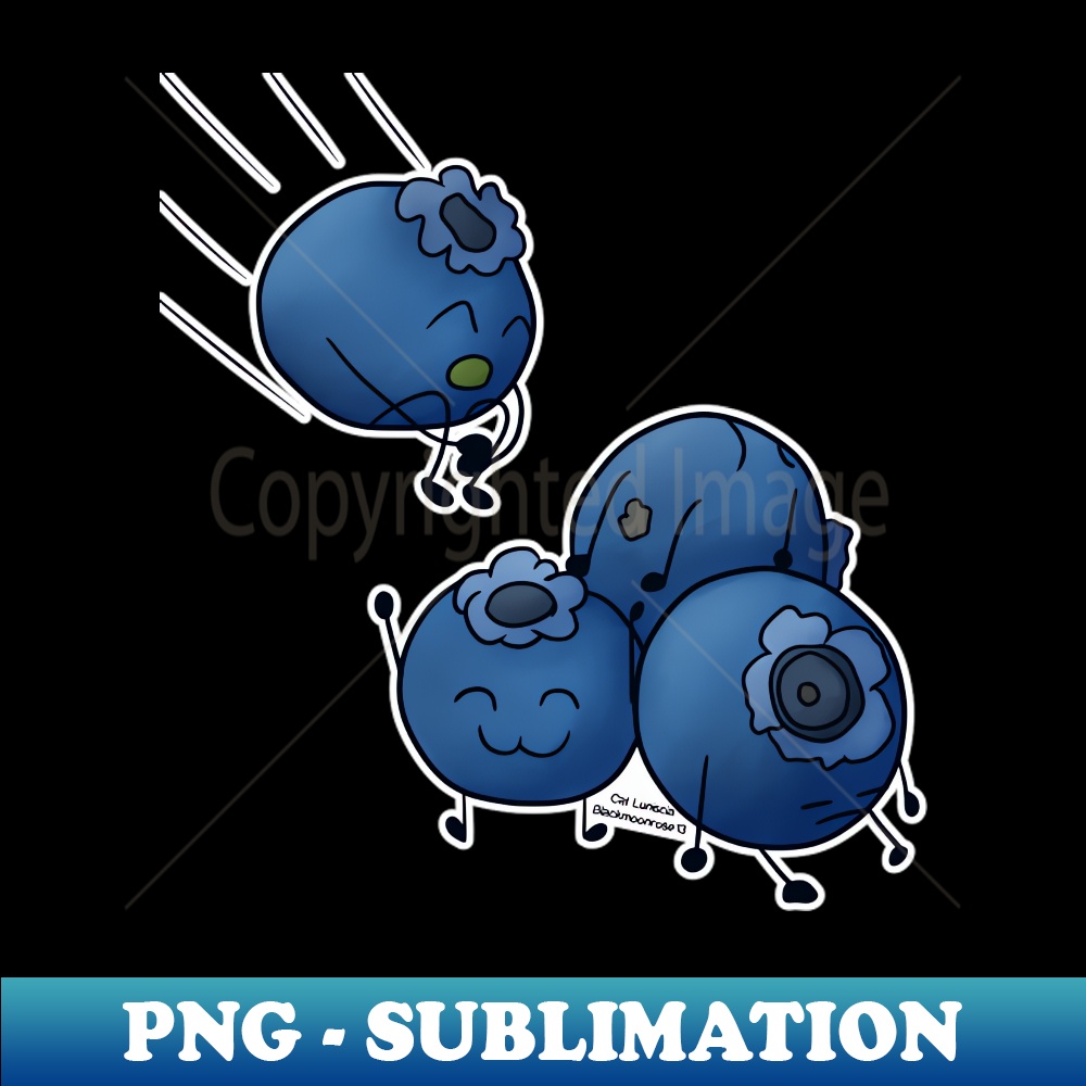 Blueberry Bomb - High-Resolution PNG Sublimation File | Inspire Uplift
