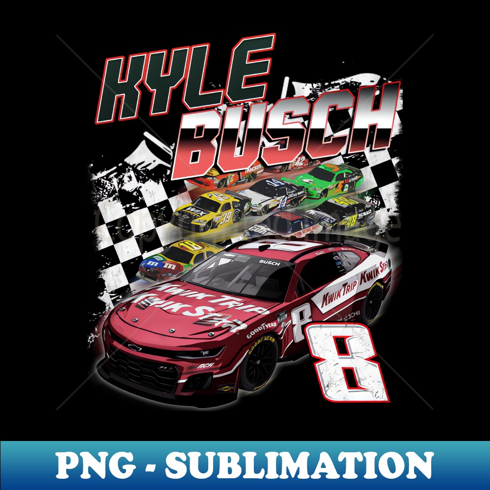 Kyle Busch - PNG Transparent Digital Download File for Subli | Inspire ...