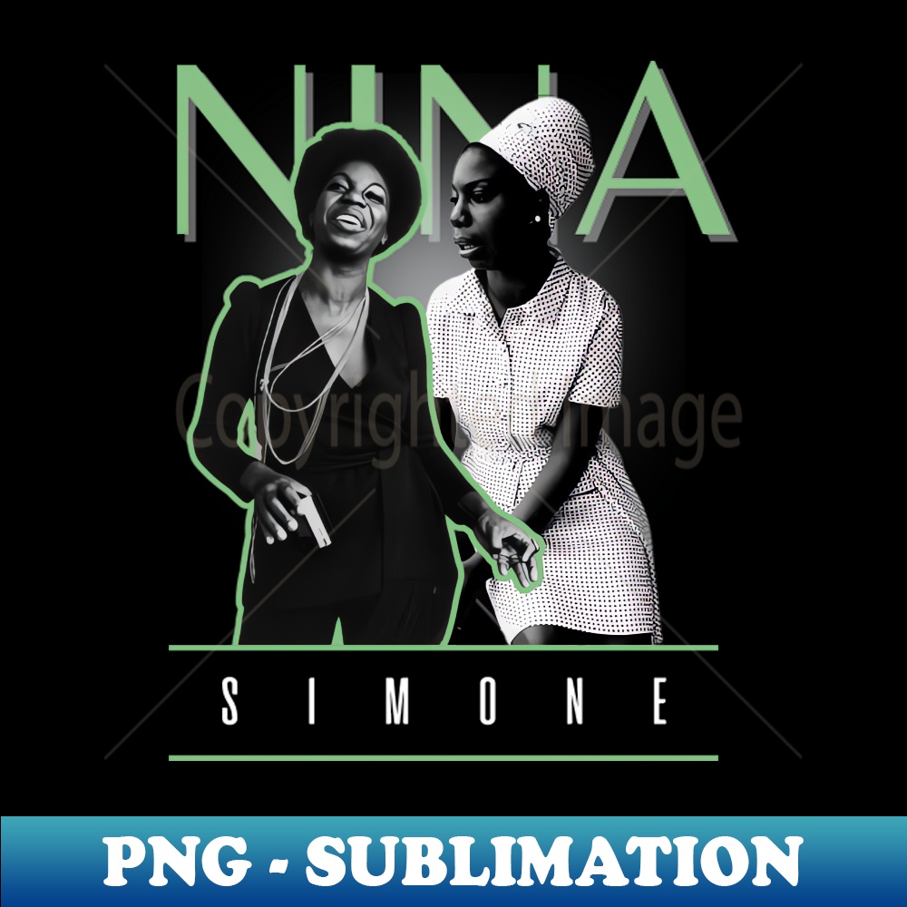 Nina simone retro - Aesthetic Sublimation Digital File | Inspire Uplift