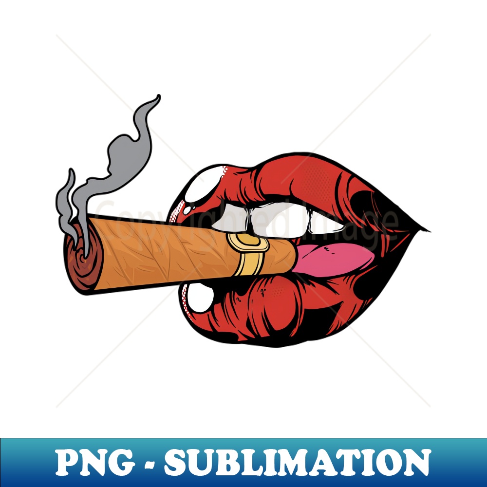 Smoke Cuban Cigar Red Lips Smoking - Special Edition Sublima - Inspire ...