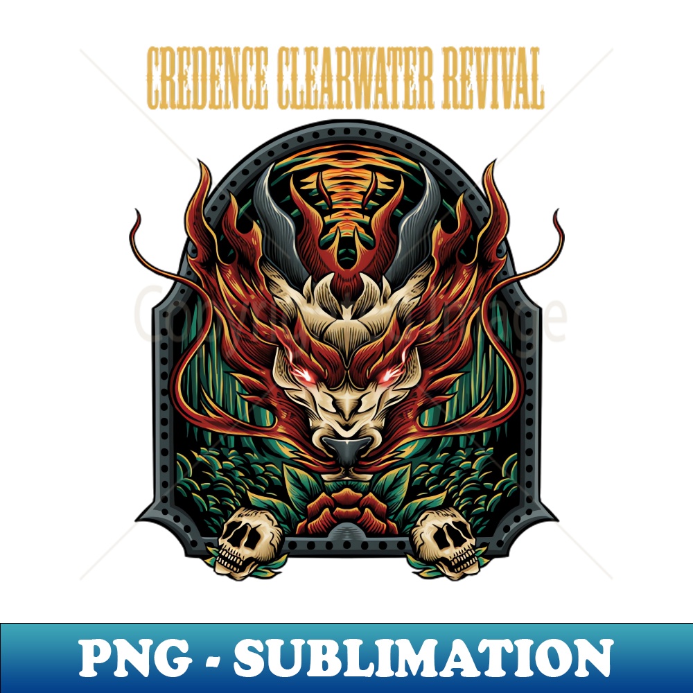CREDENCE CLEARWATER BAND - Sublimation-Ready PNG File | Inspire Uplift