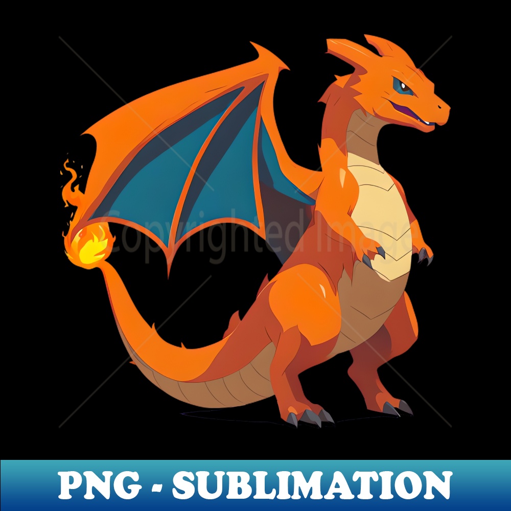 Fire Type Kanto starter - Special Edition Sublimation PNG Fi | Inspire ...