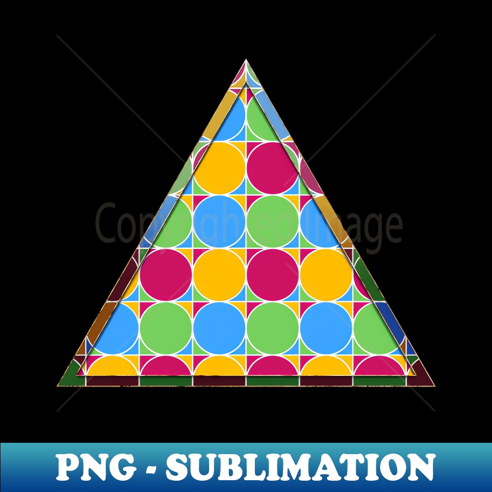 Geometric Circle in Square Tile Pattern in Primary Colors n. | Inspire ...