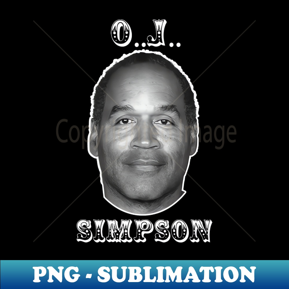 oj simpson - PNG Transparent Sublimation Design | Inspire Uplift