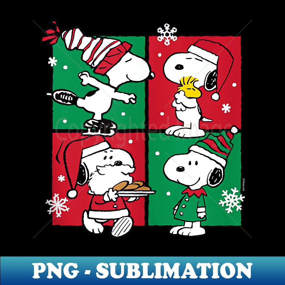 Peanuts - Snoopy Christmas Grid | Inspire Uplift