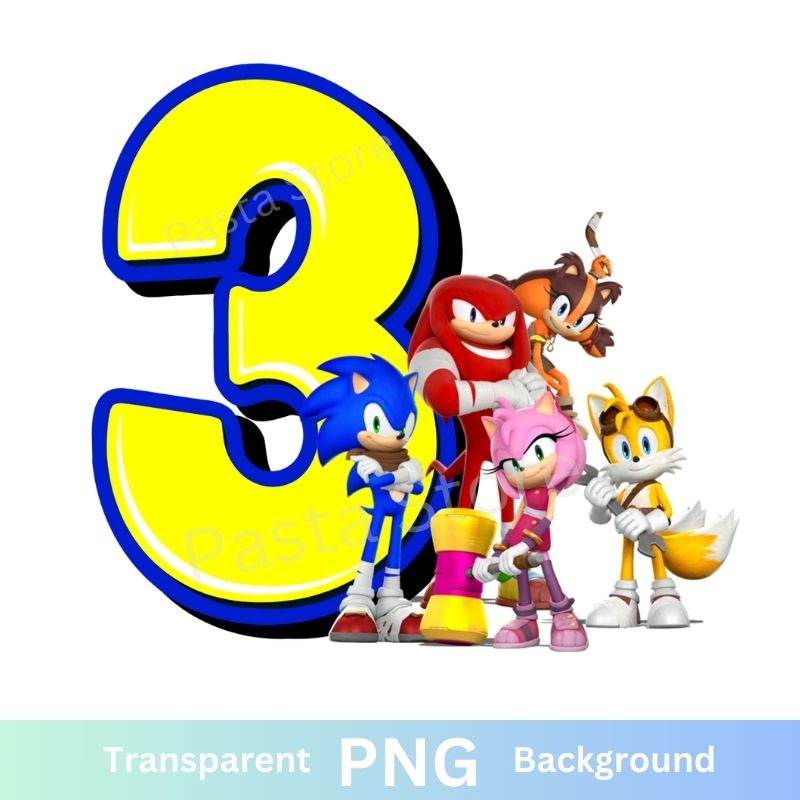 Sonic 3rd Birthday PNG image transparent Three | Inspire Uplift