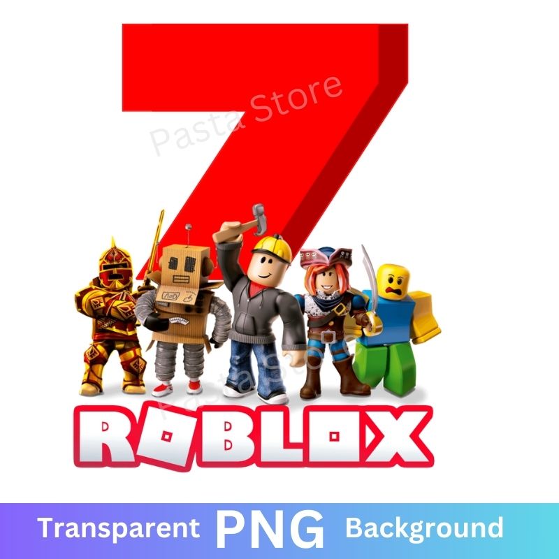 Roblox 7th Birthday PNG Image Transparent Seven | Inspire Uplift