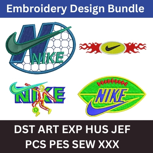 Nike Embroidery Designs File , Nike logo embroidery pattern | Inspire ...