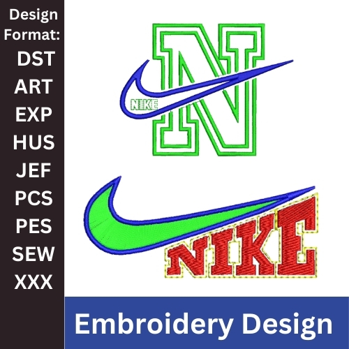 Nike Embroidery Designs File , Nike logo embroidery pattern | Inspire ...