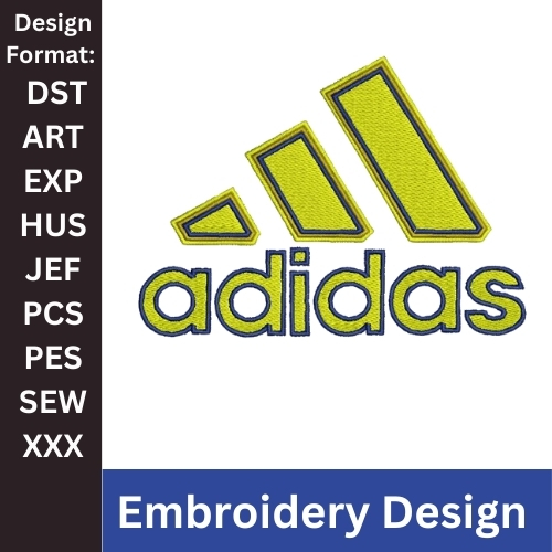 Adidas Embroidery Design, Adidas Logo Embroidery, Sportswear | Inspire ...