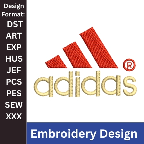 Adidas Embroidery Design , Adidas Logo Embroidery, Sportswea | Inspire ...