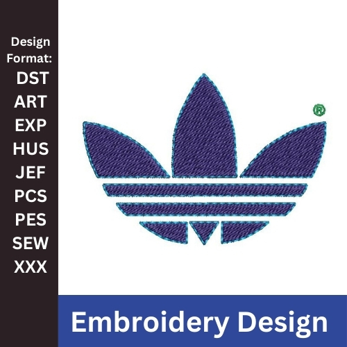 Adidas Embroidery Design, New Adidas Logo Embroidery, Sports | Inspire ...