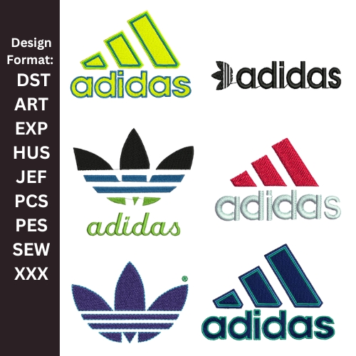 Adidas Embroidery Design Bundle , Adidas Embroidery Logo , S | Inspire ...