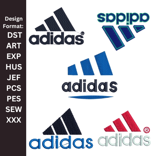 Adidas Embroidery Design Bundle , Adidas Embroidery Logo , S | Inspire ...