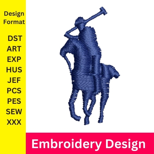 Polo Embroidery Design, Horse Embroidery, Polo Pattren , Hor | Inspire ...