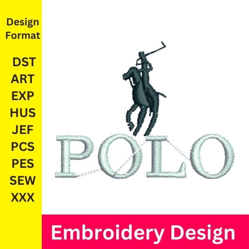 Polo Embroidery Design, Horse Embroidery, Polo Pattren , Hor | Inspire ...