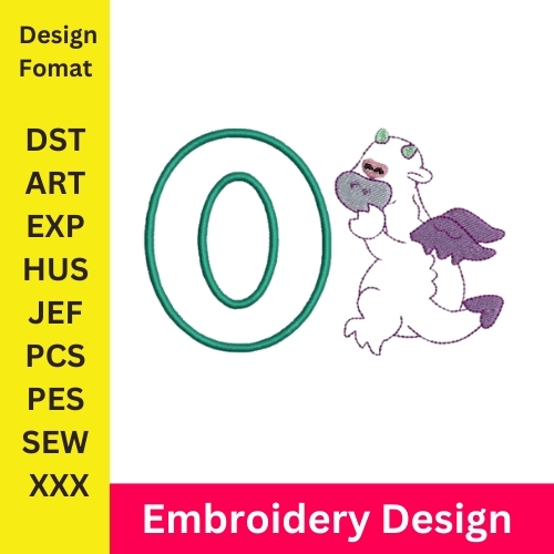 Embroidery Numbers, Embroidery Design, 0 Number, Machine emb | Inspire ...