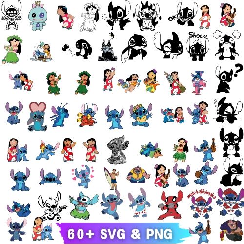 Stitch Bunny Bundle , Stitch Bunny SVG Bundle, Stitch Bunny | Inspire ...